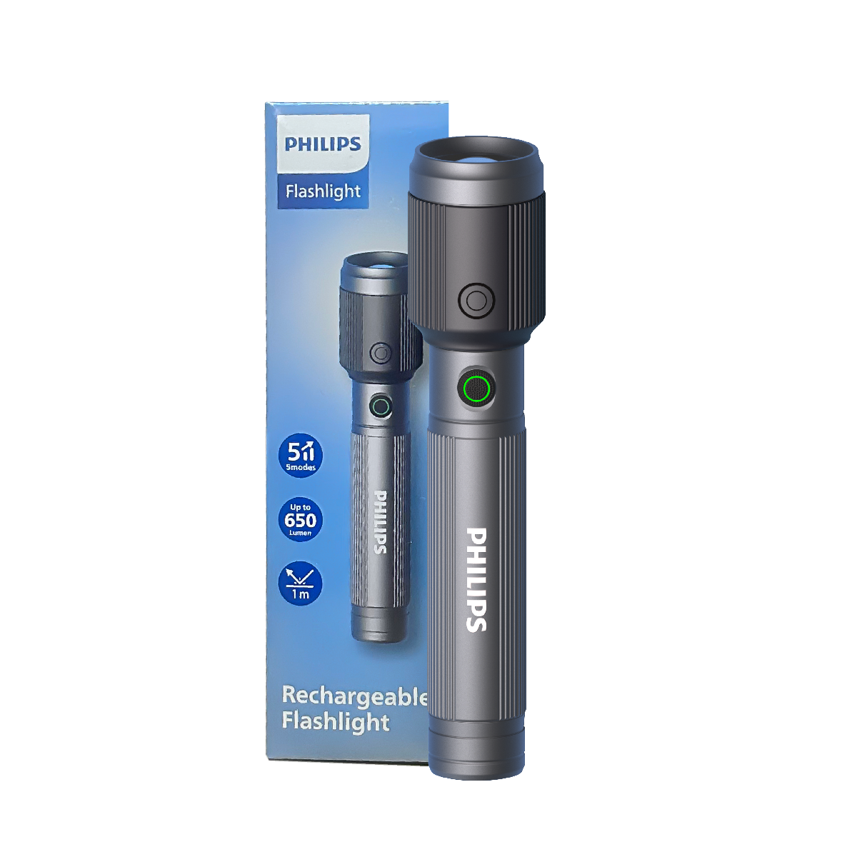 Philips Aircraft Aluminium Alloy Long Range Zoom LED Rechargeable ...